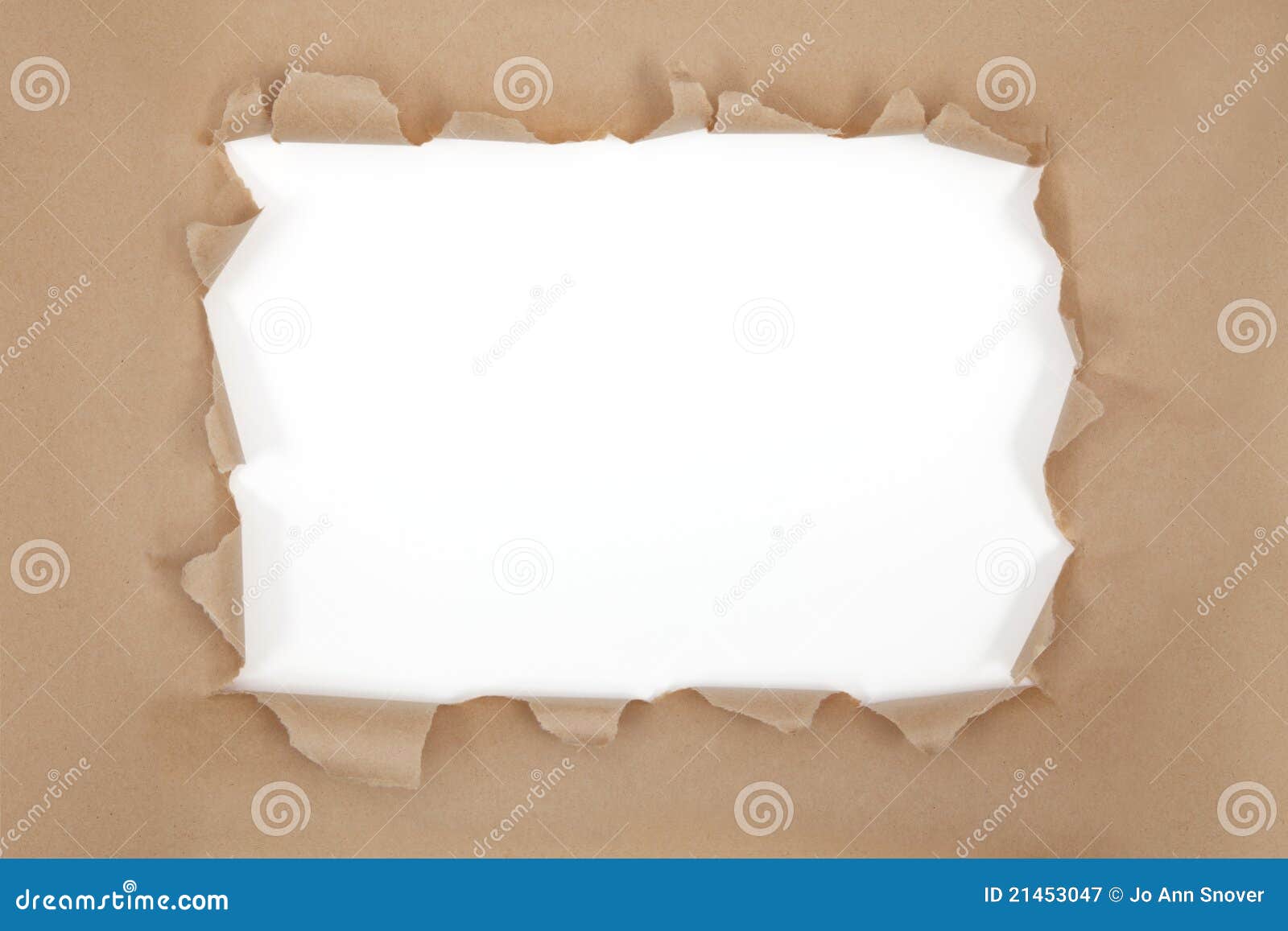 Frame Rasgado Do Papel Marrom Imagem de Stock - Imagem de beira, fundo ...