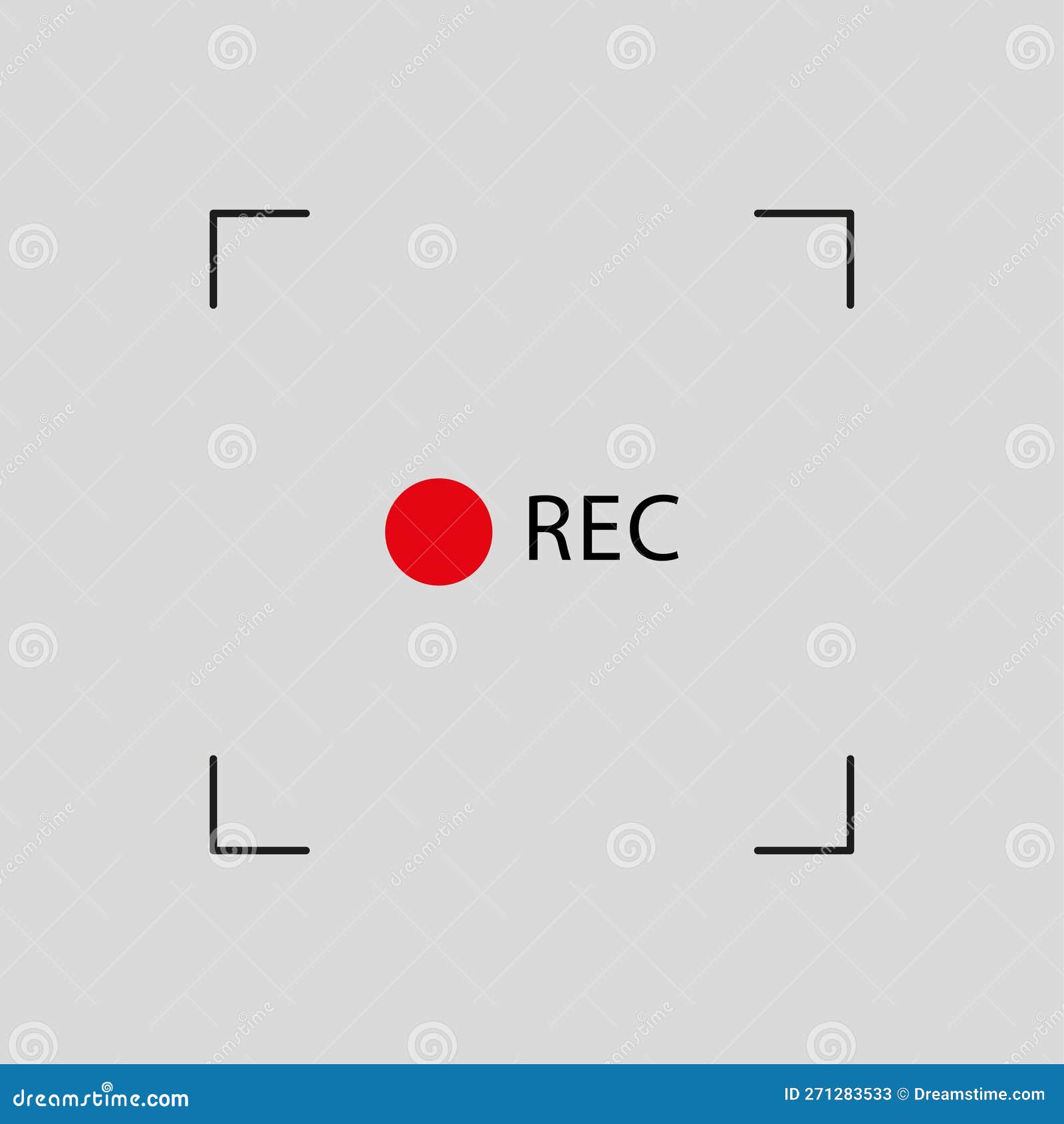 Frame Recording. Record Interface. Vector Illustration Stock Vector ...
