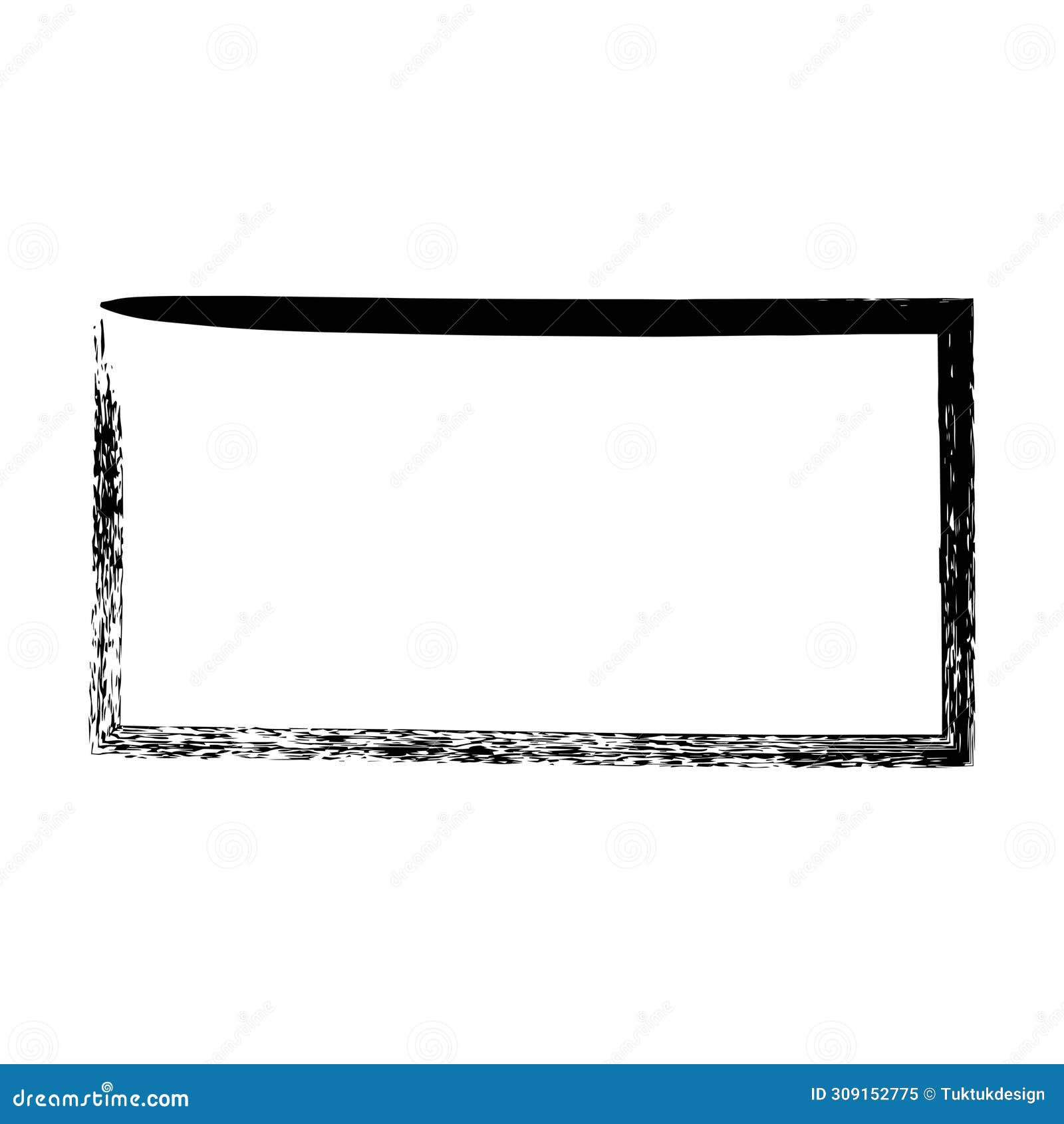 Frame Rectangle Outline Border Grunge Shape Icon, Vertical, Rectangle ...