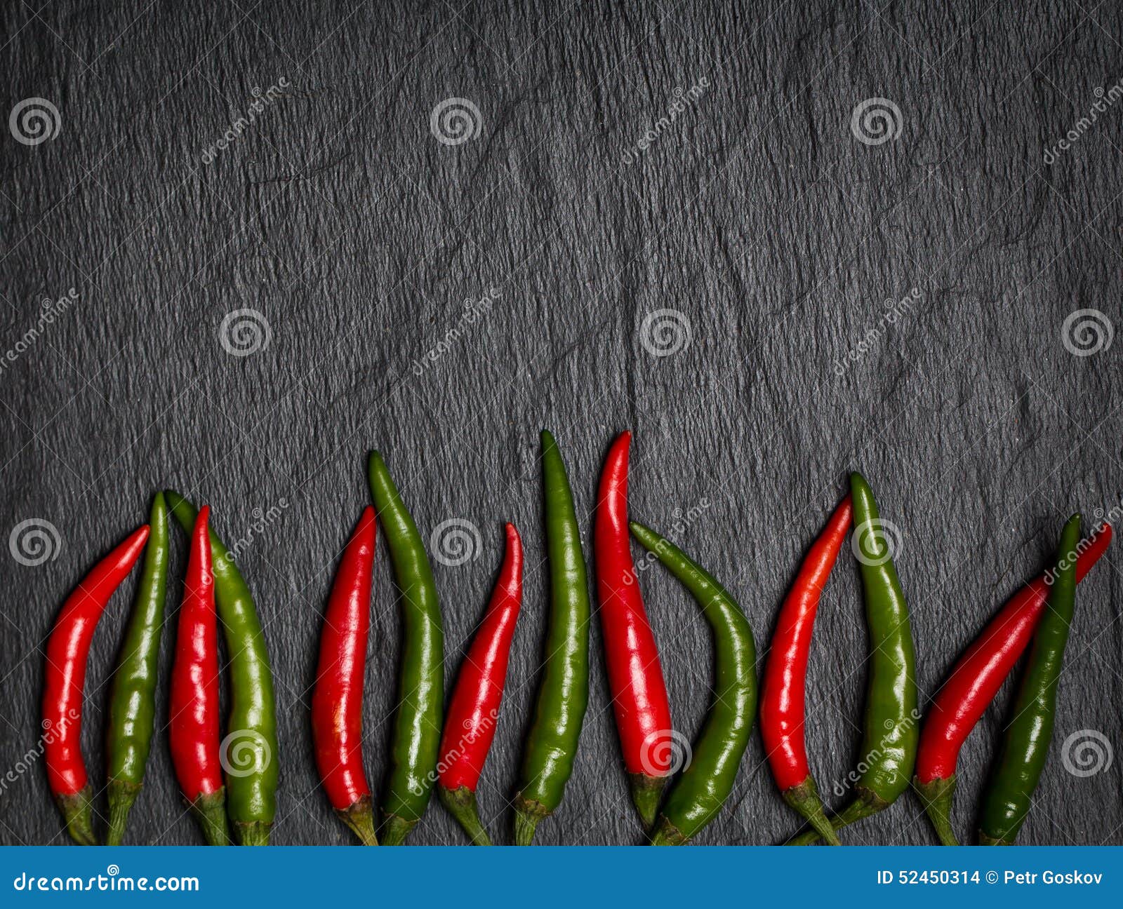 Frame of Red and Green Chile Pepper Stock Photo - Image of bright, food ...