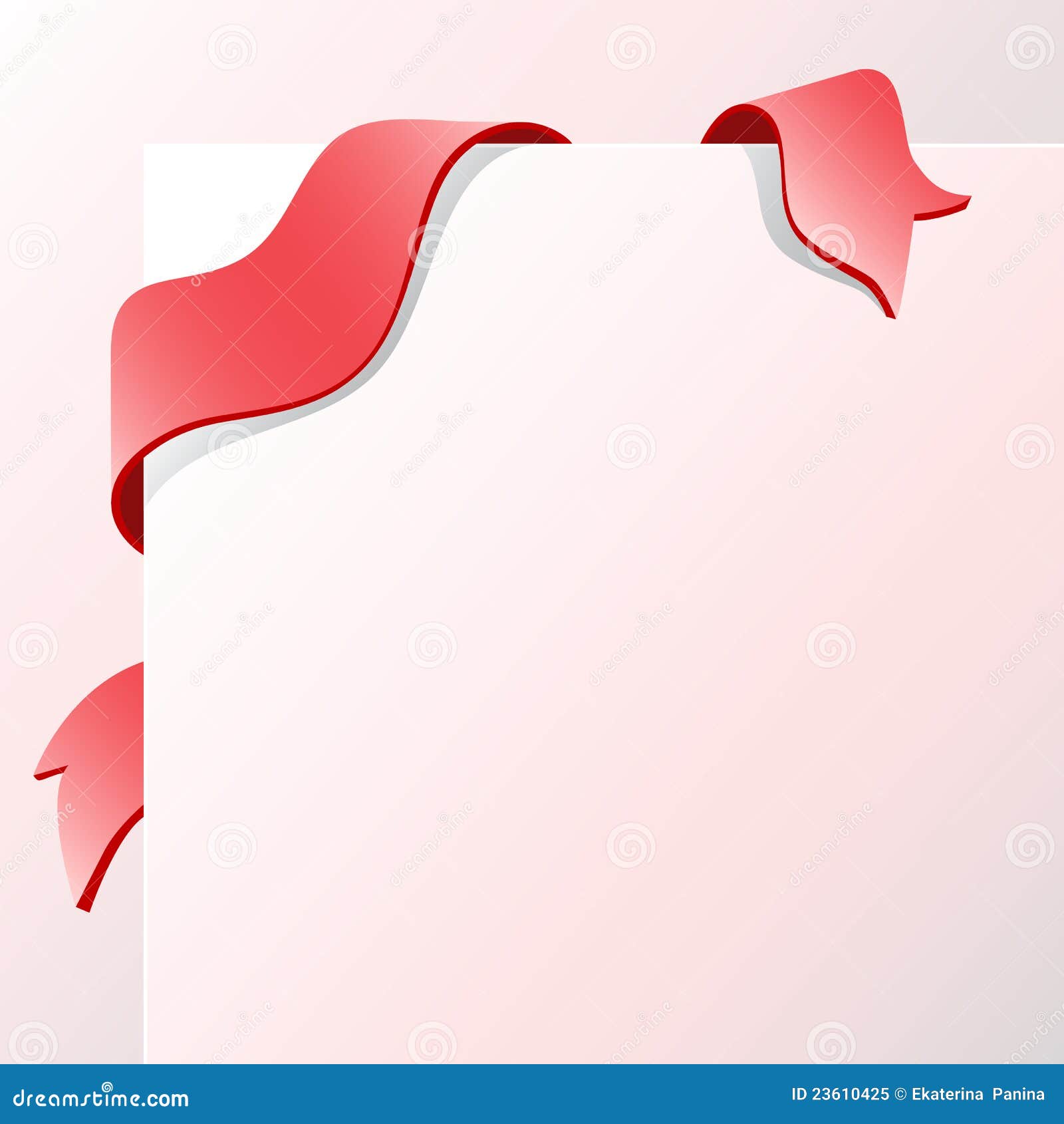 Frame with red stripe stock vector. Illustration of textile - 23610425