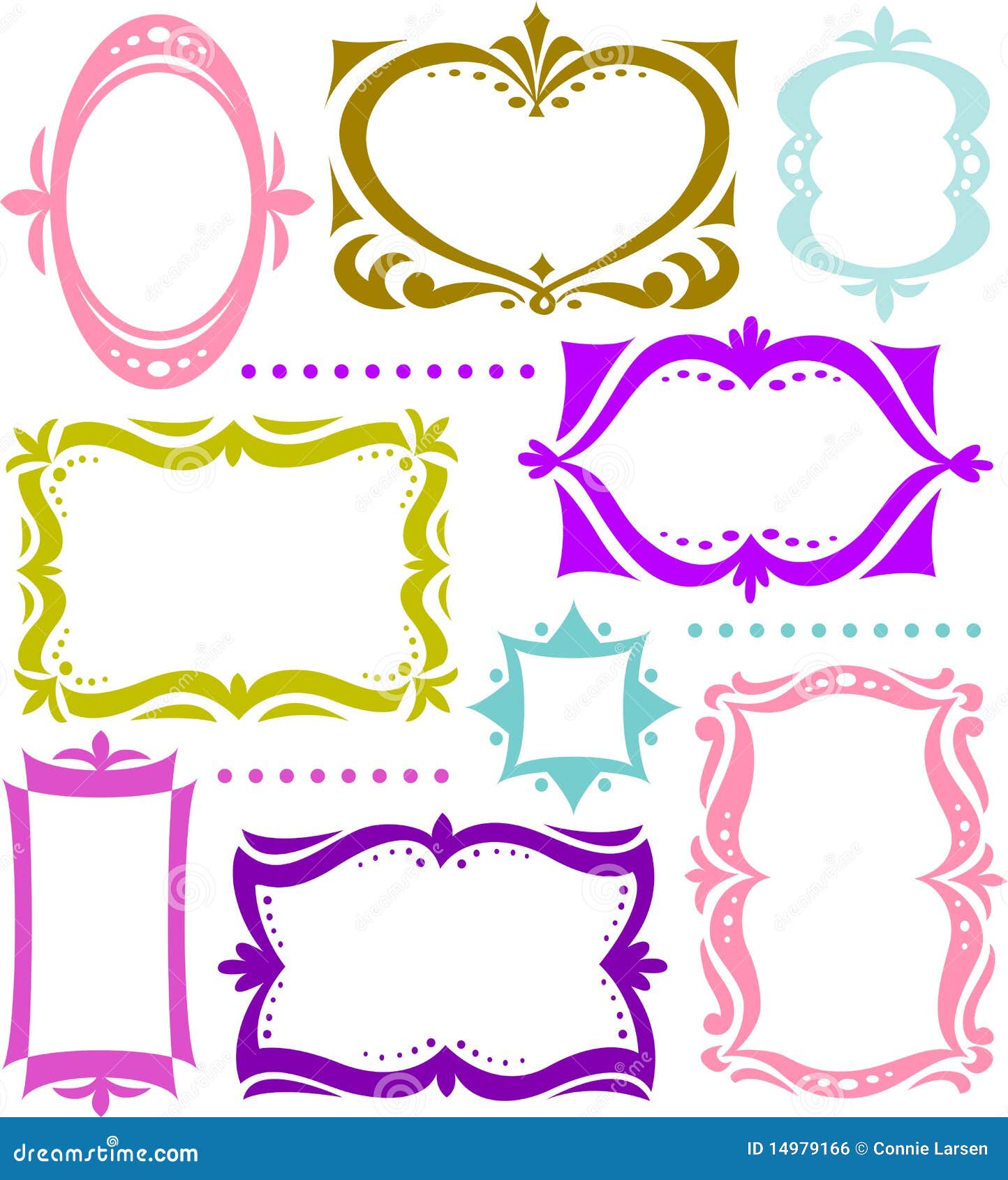 Frame Retro Collection/ai Da Forma Ilustração do Vetor - Ilustração de ...