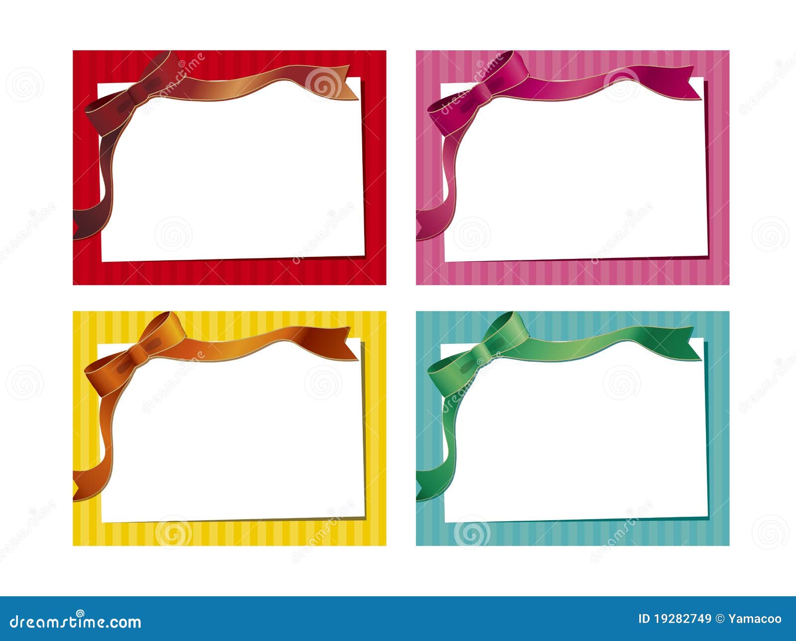 Frame of the ribbon stock illustration. Illustration of pretty - 19282749