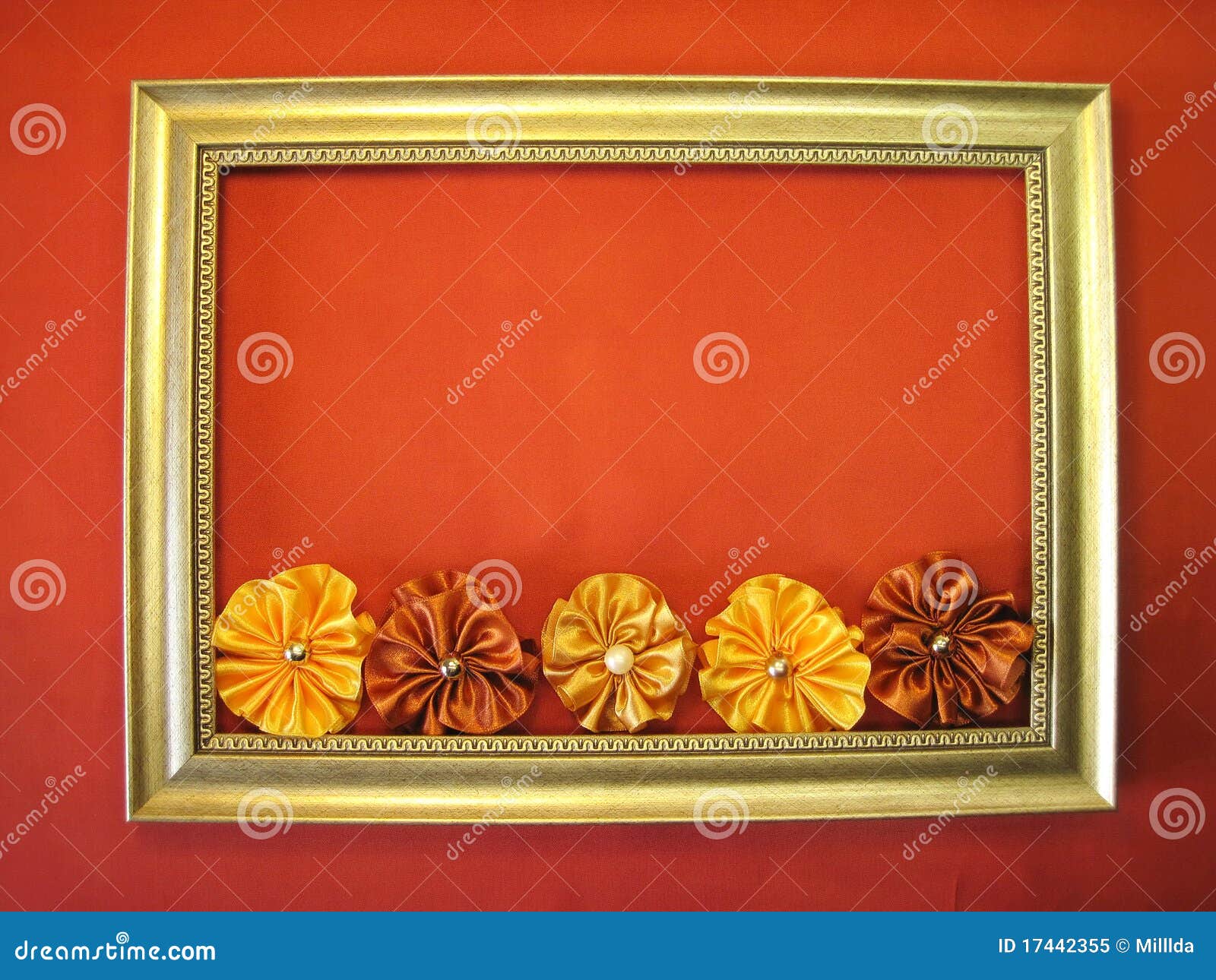 Frame and ribbons stock image. Image of macro, decorative - 17442355