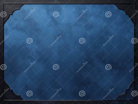 Frame Rich Solid Blue Background with a Subtle Borders Stock ...