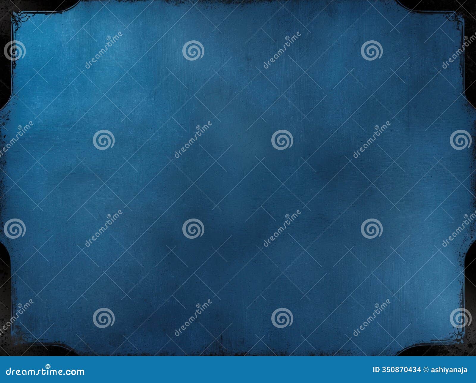 Frame Rich Solid Blue Background with a Subtle Borders Stock ...