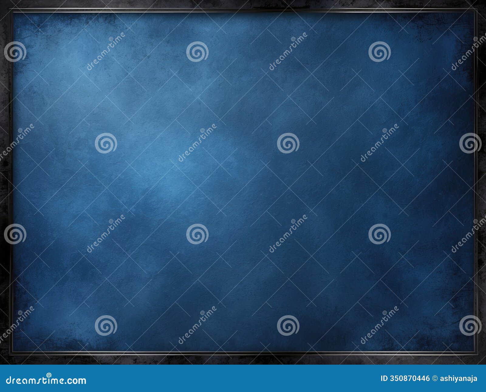 Frame Rich Solid Blue Background with a Subtle Borders Stock ...