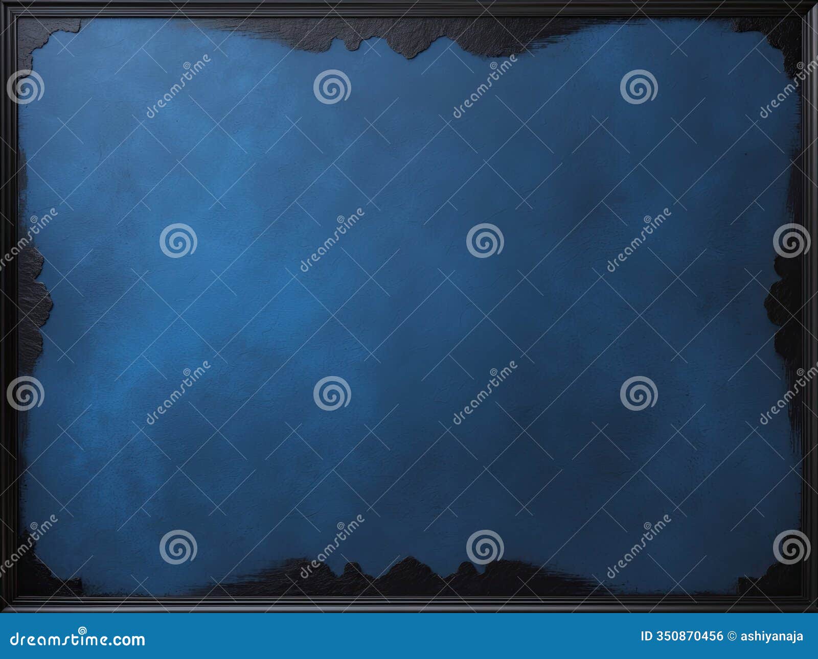 Frame Rich Solid Blue Background with a Subtle Borders Stock ...
