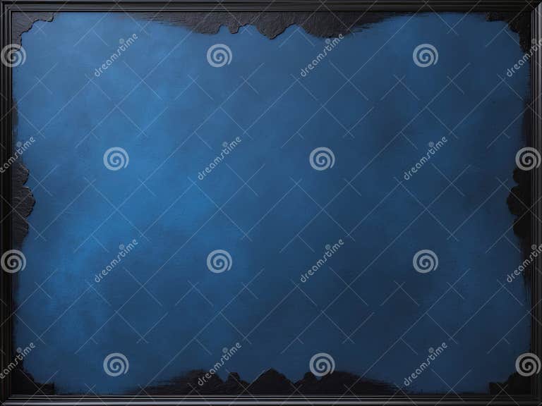 Frame Rich Solid Blue Background with a Subtle Borders Stock ...