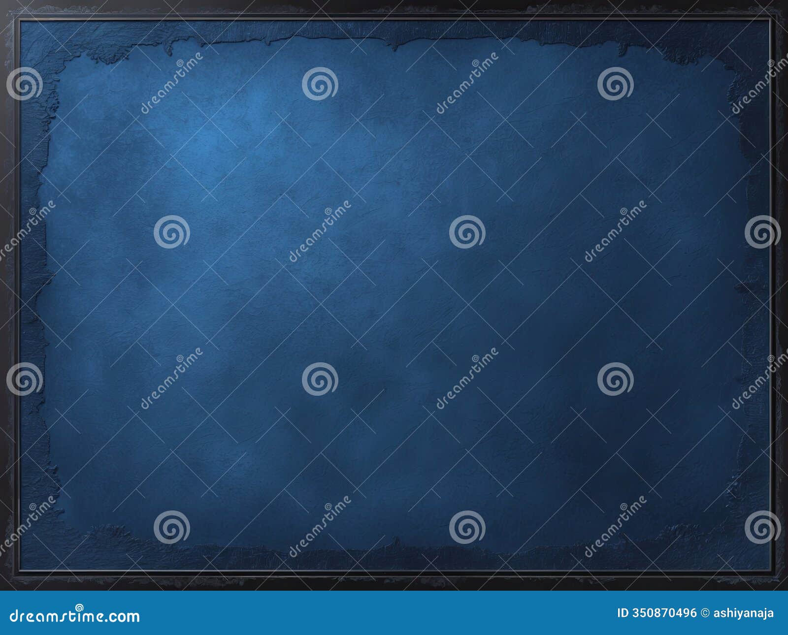 Frame Rich Solid Blue Background with a Subtle Borders Stock ...