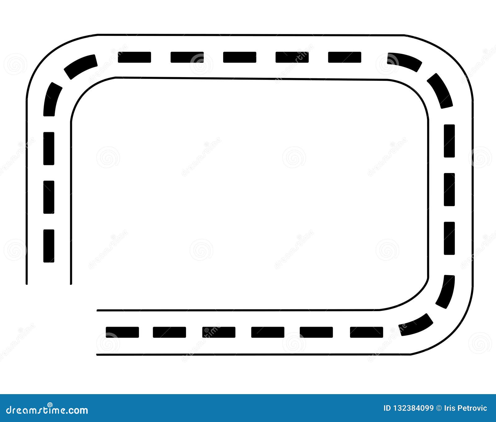 Frame - road stock illustration. Illustration of framed - 132384099