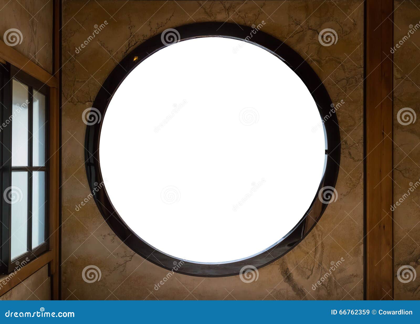 Frame of a Round Window stock image. Image of sightseeing - 66762359