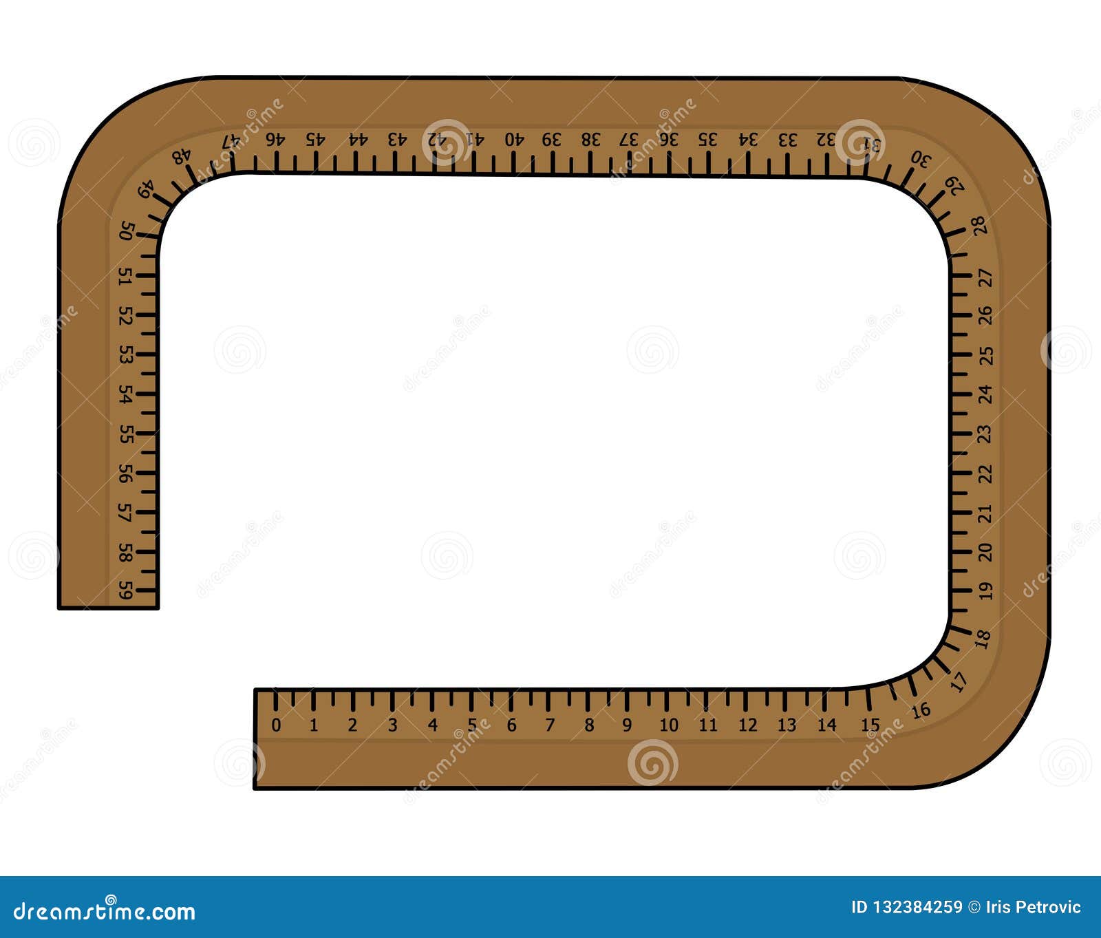 Frame - ruler stock illustration. Illustration of graphic - 132384259