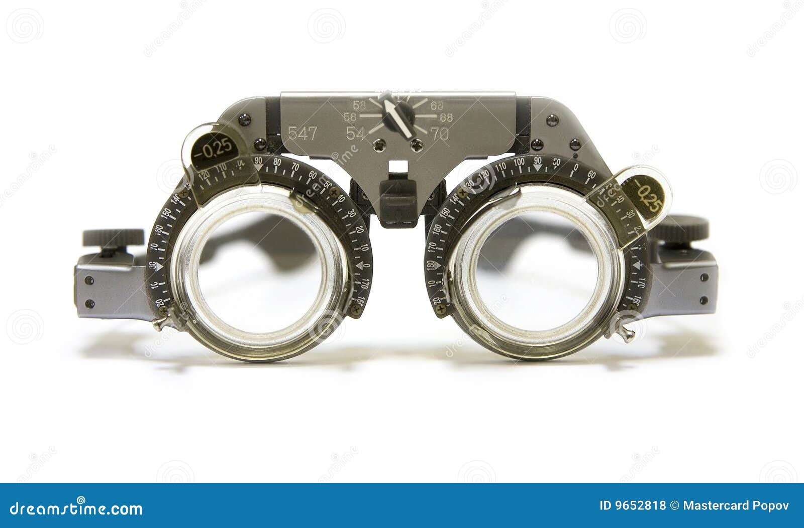 Frame for Selection of Eye Lenses Stock Photo - Image of frame, health ...