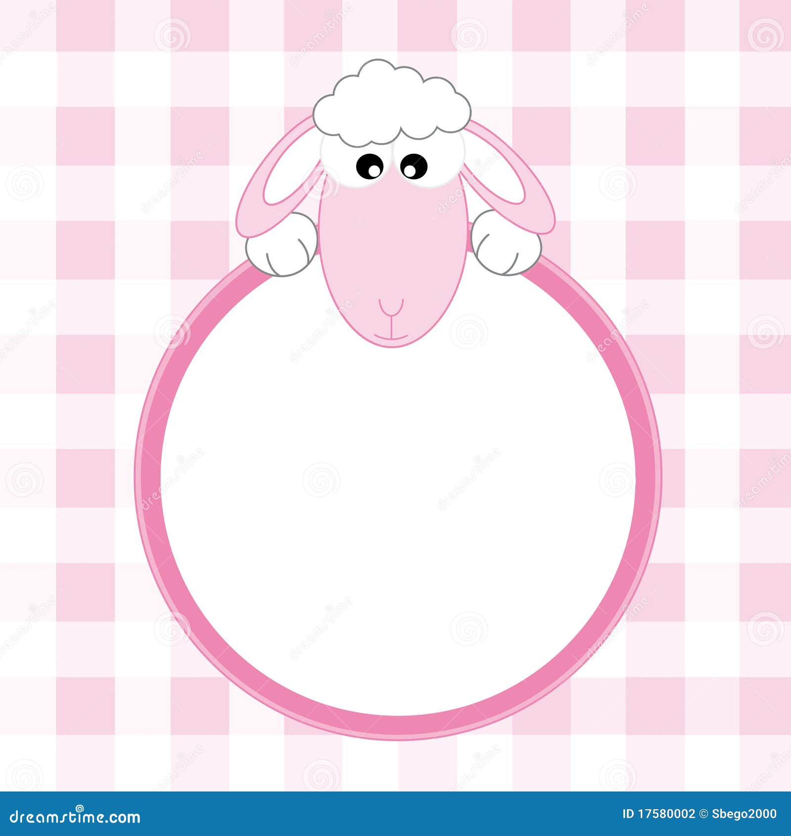 Frame-sheep stock vector. Illustration of sheep, birth - 17580002