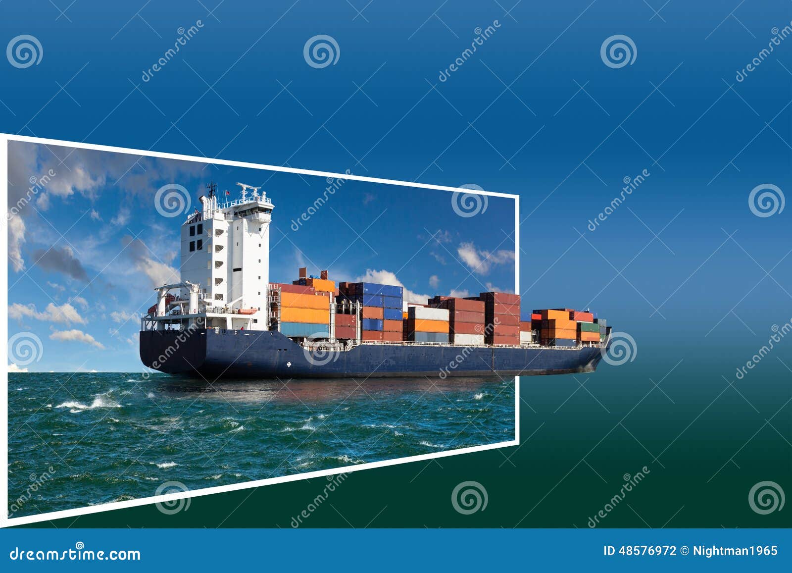 Frame with ship stock photo. Image of cruise, motion - 48576972
