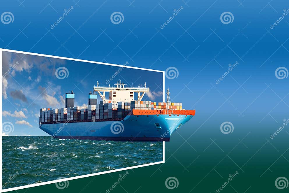 Frame with ship stock photo. Image of frame, isolated - 60938874