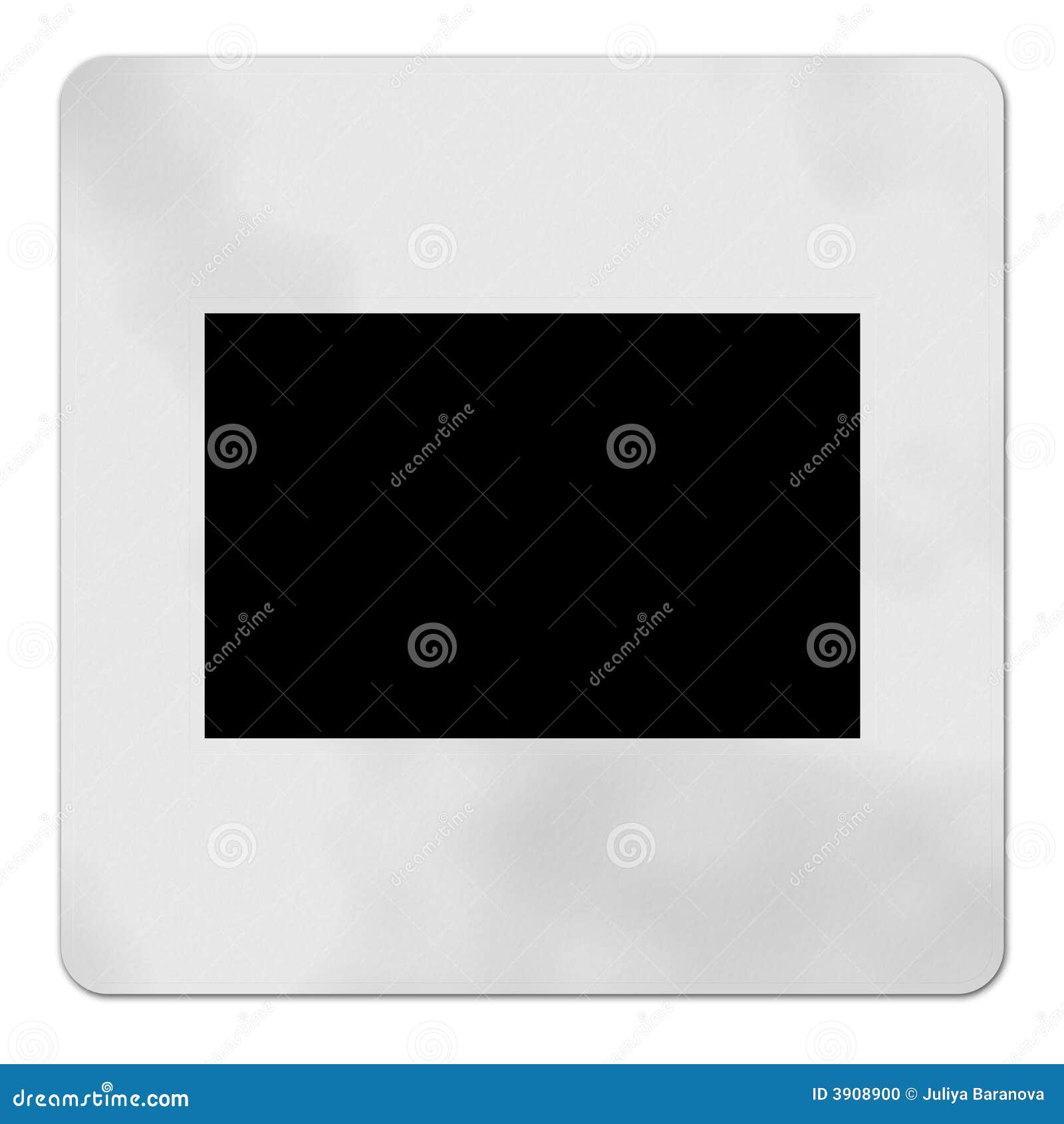 Frame for slide isolated stock illustration. Illustration of digital ...