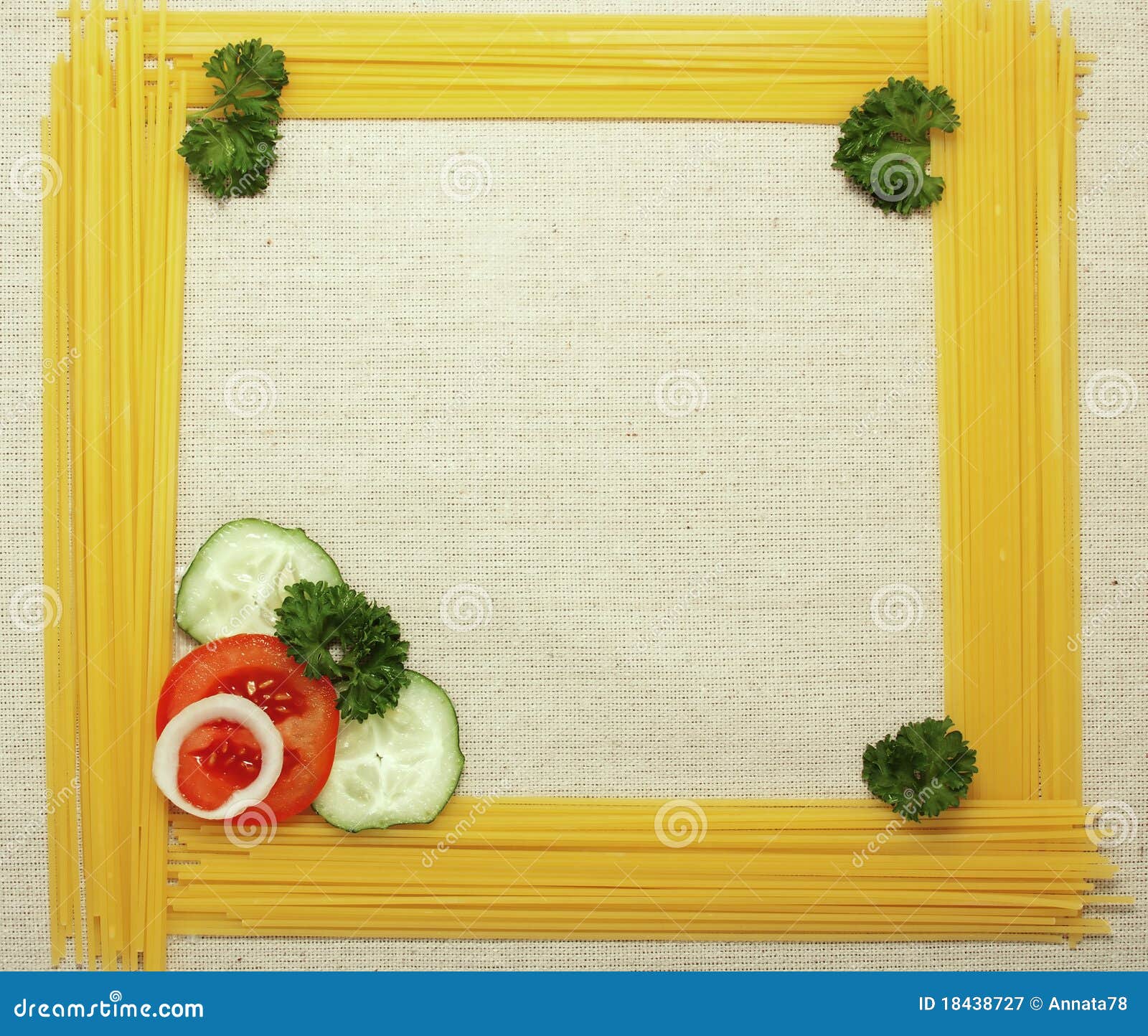 Frame of Spaghetti ,tomato,cucumber Stock Image - Image of cooking ...