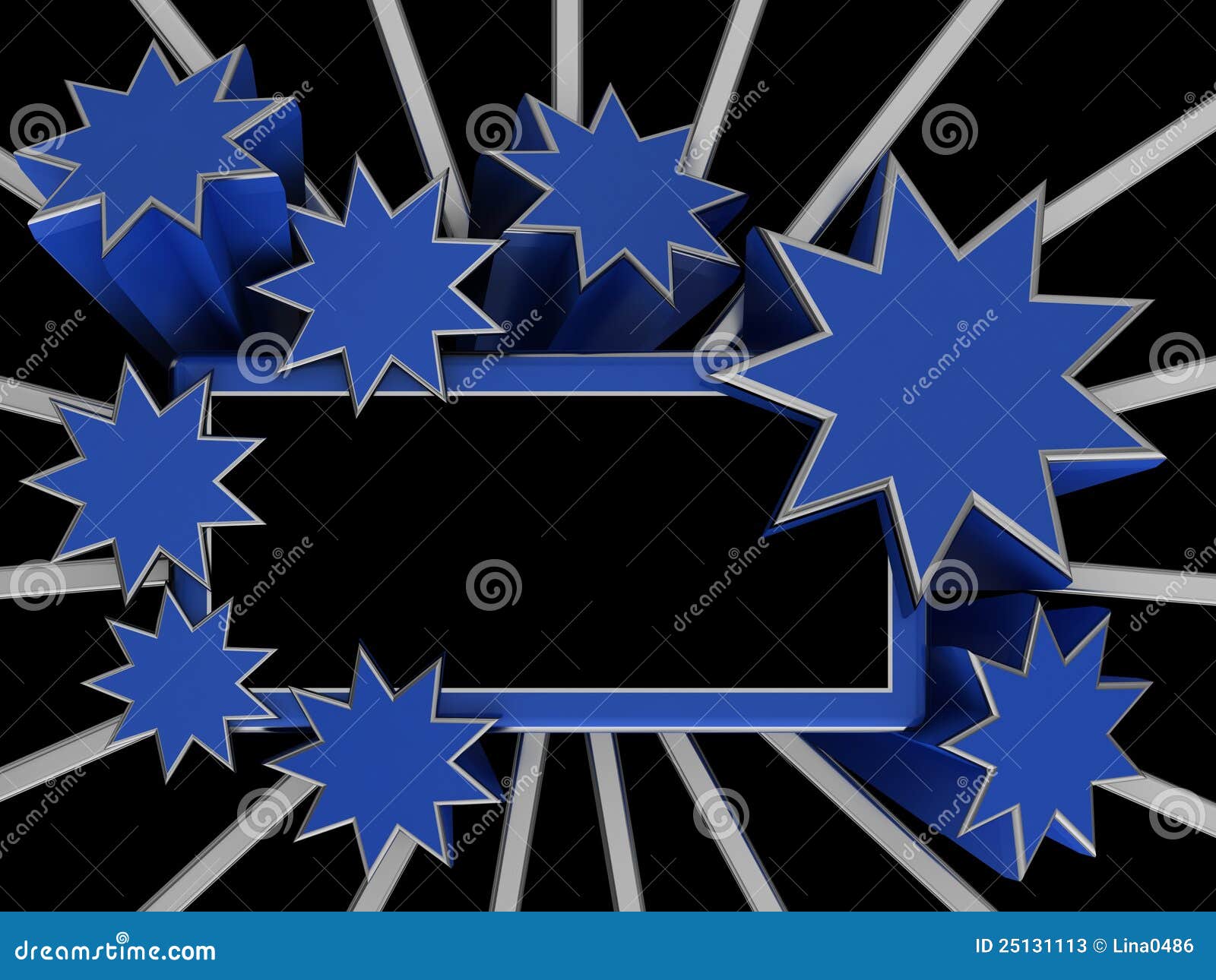 The frame with the stars stock illustration. Illustration of entrance ...