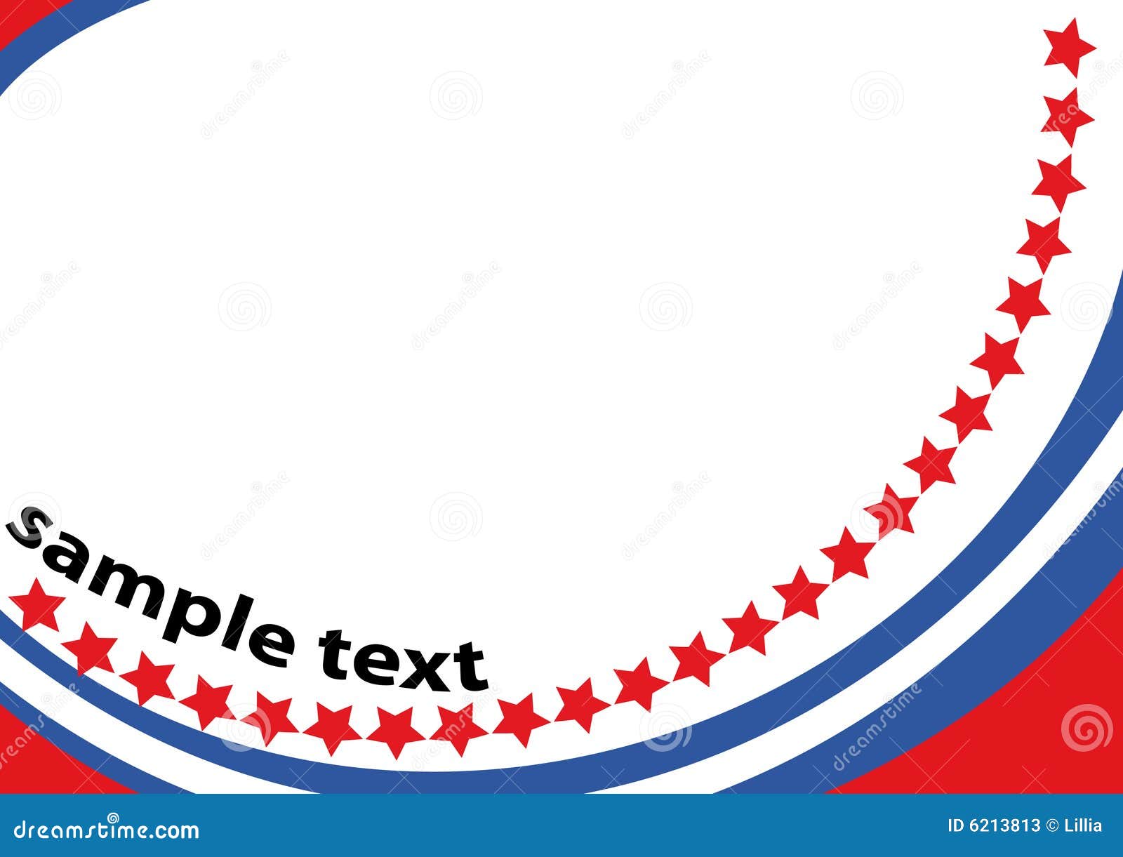 Frame with stars stock vector. Illustration of festival - 6213813