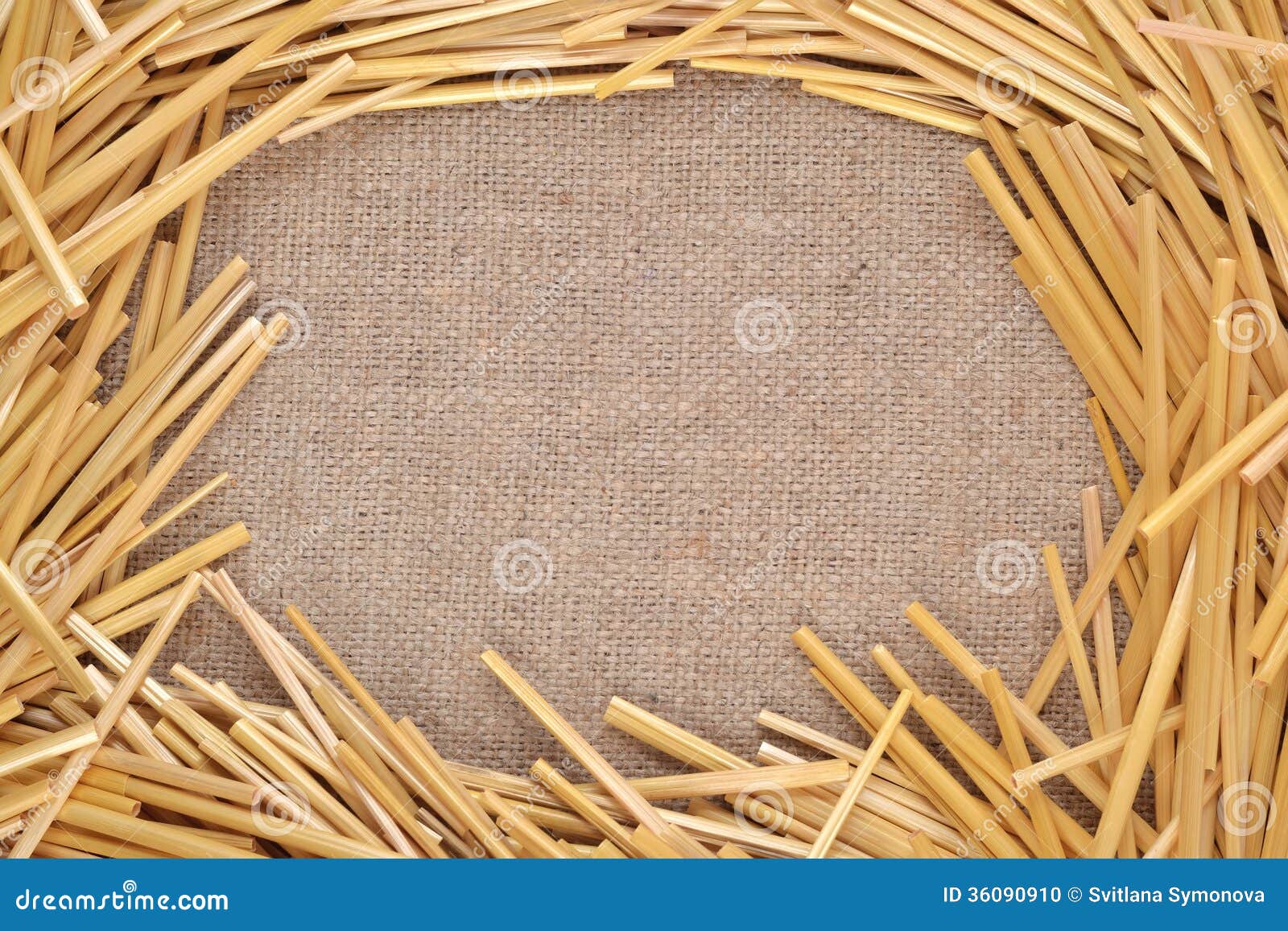 Frame of straw stock photo. Image of harvesting, grow - 36090910