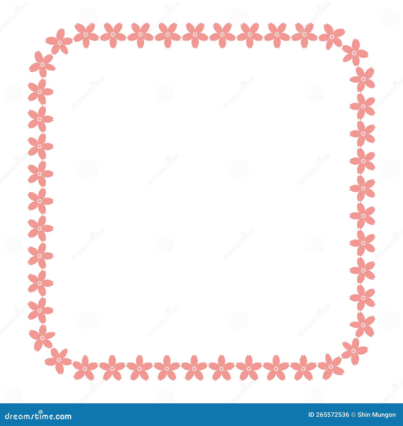 Frame Style with Square Borders Stock Illustration - Illustration of ...