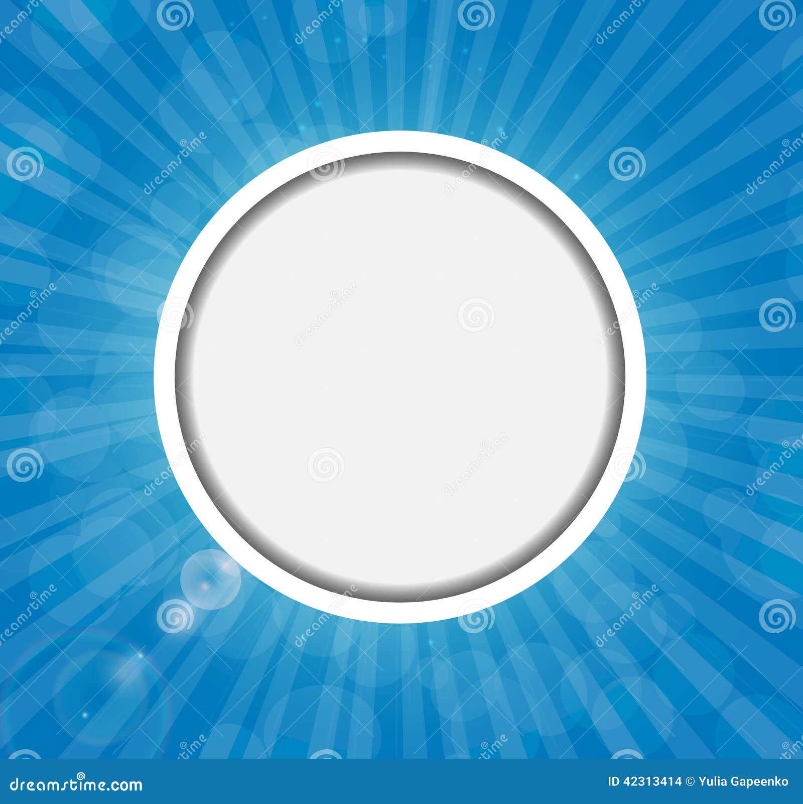Frame on Sunny Shiny Background Vector Stock Vector - Illustration of ...