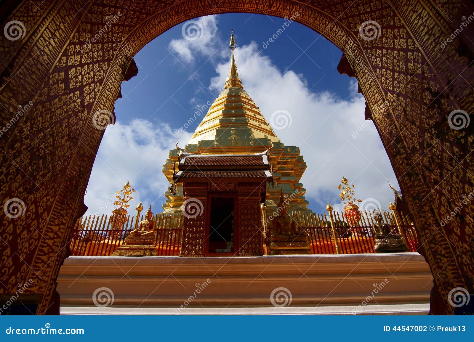 Frame of Temple stock photo. Image of monastery, temple - 44547002