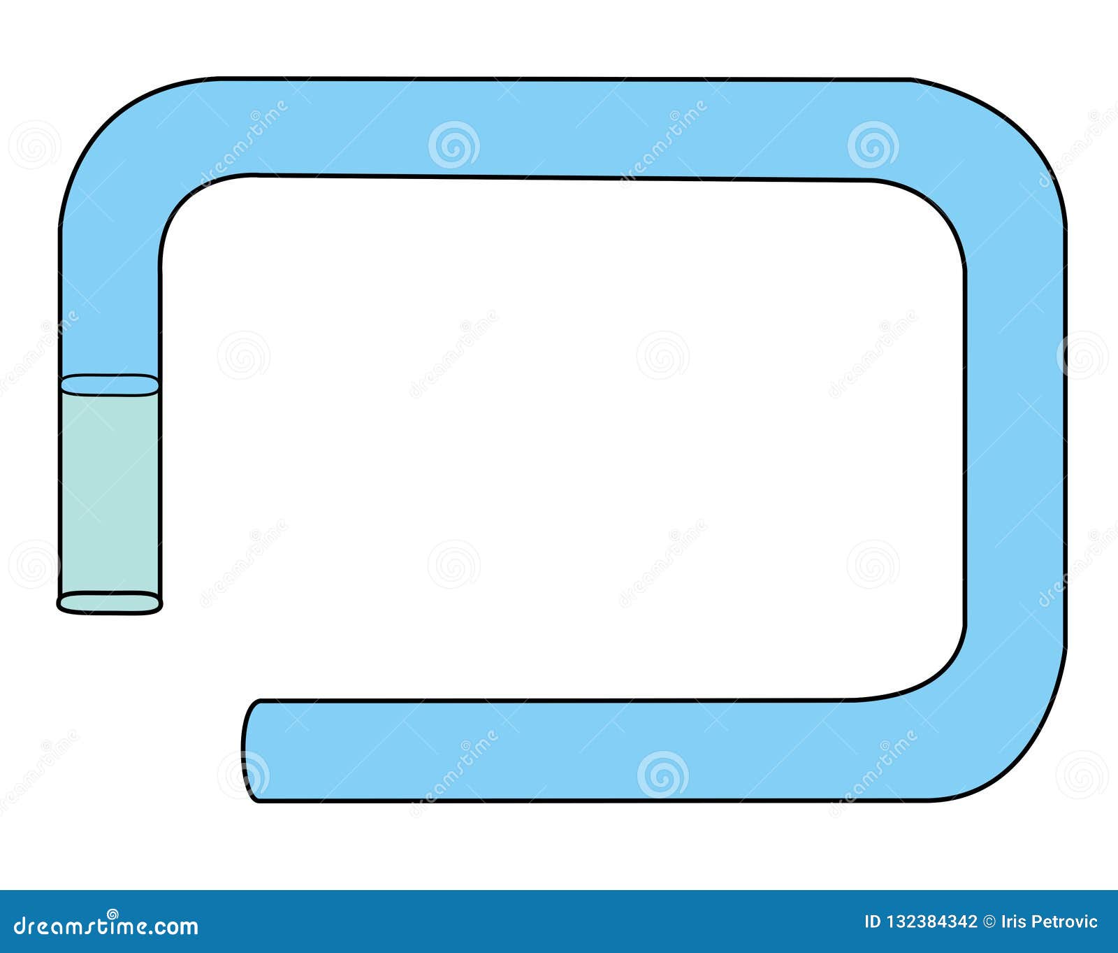 Frame - test tube stock illustration. Illustration of researcher ...
