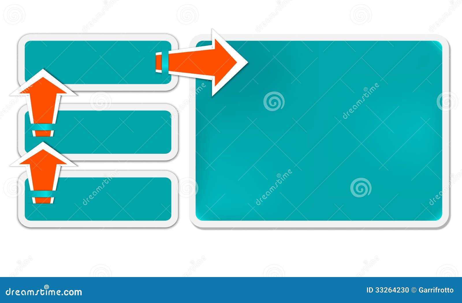 Frame text with arrow stock vector. Illustration of retail - 33264230