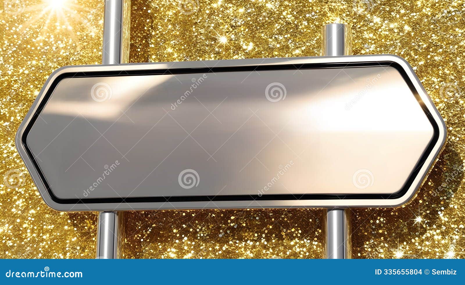 Frame for Text, Blank Rectangular Sign with Customizable Text Layout ...