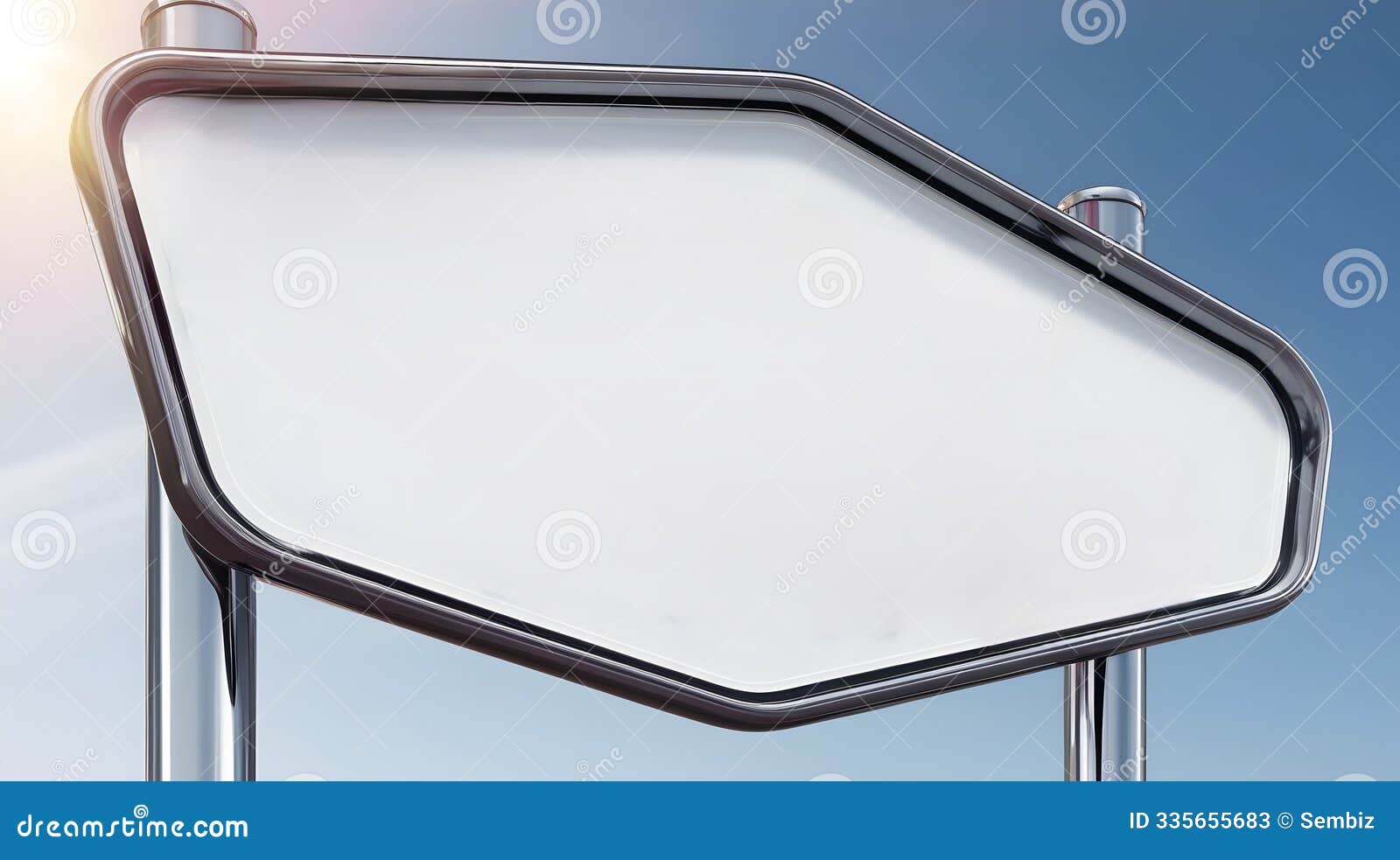 Frame for Text, Customizable Rectangular Sign Template with Free Space ...