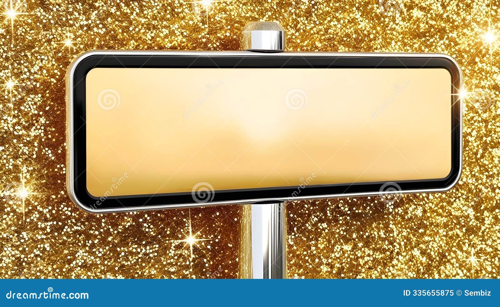 Frame for Text, Free Space for Text on a Smooth, Modern Rectangular ...