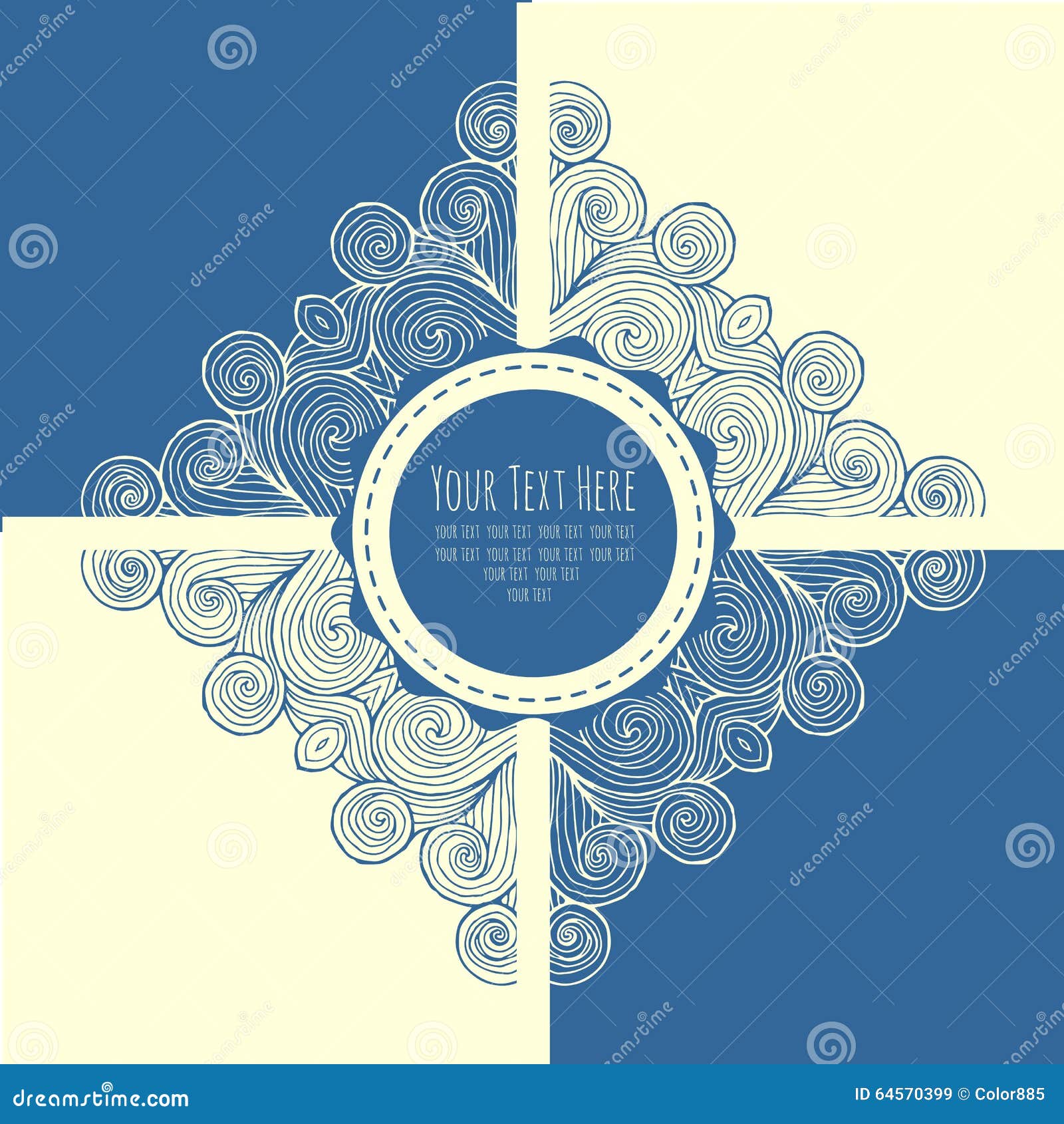 Frame for text stock vector. Illustration of nature, pattern - 64570399