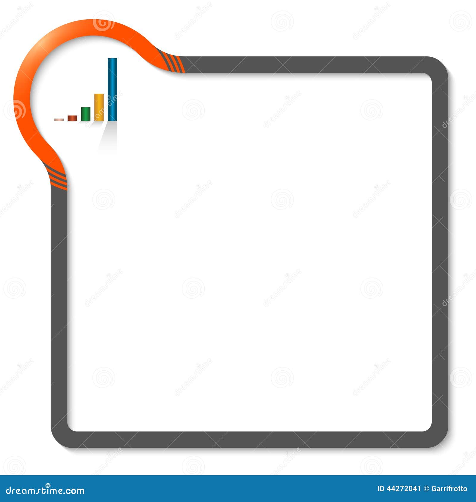 Frame for text stock illustration. Illustration of enter - 44272041