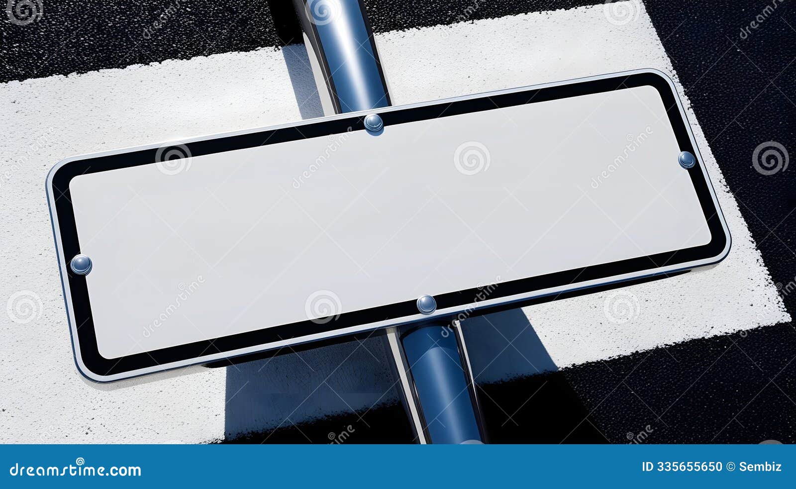 Rectangular Advertising Totem With Base And Display For Mockup Of ...