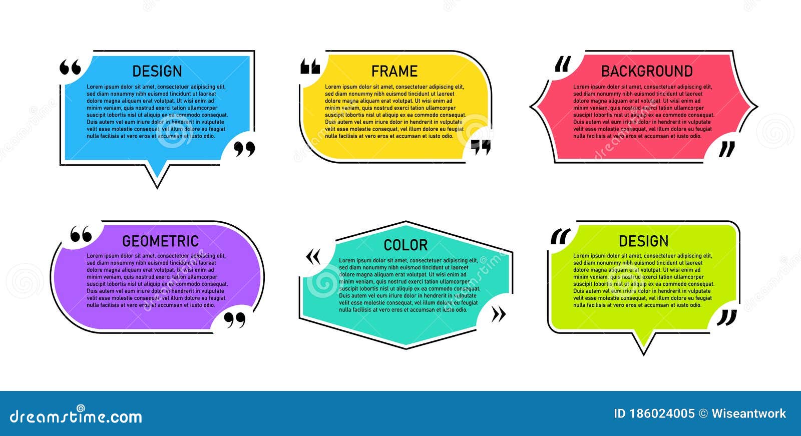 Frame For Text With Title. Background For Speech. Abstract Shape ...