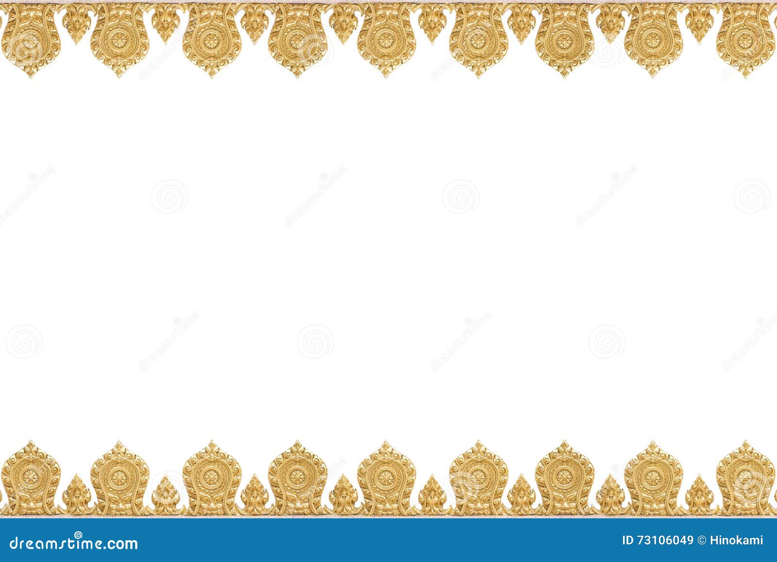 The Frame of Thai Ancient Art Stock Image - Image of pattern ...