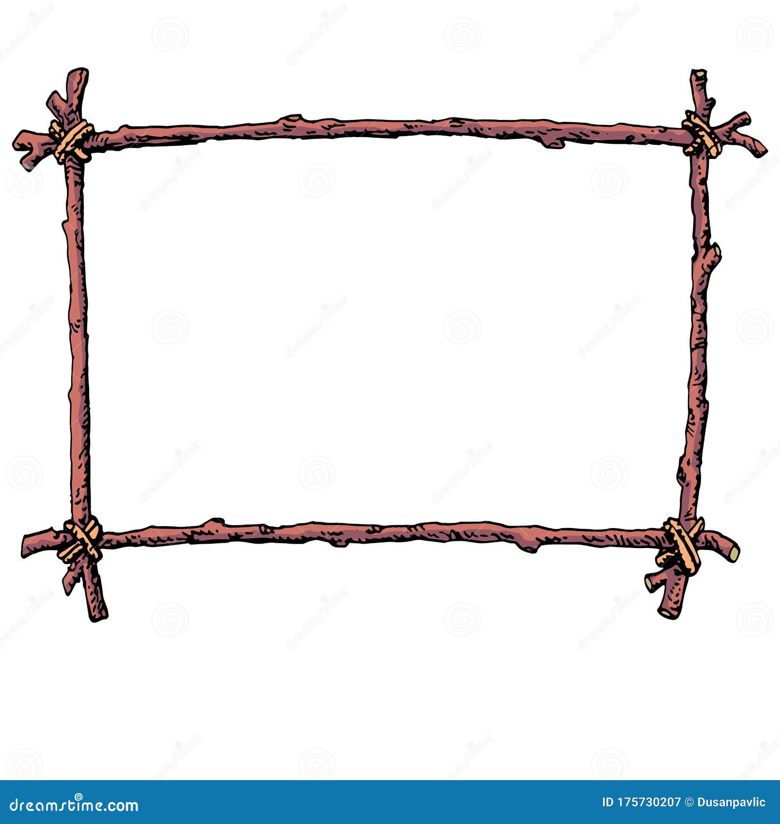 Twig Border Clip Art