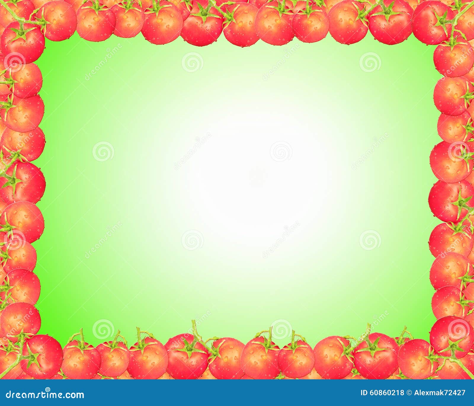 Frame from tomatoes stock illustration. Illustration of seasonal - 60860218