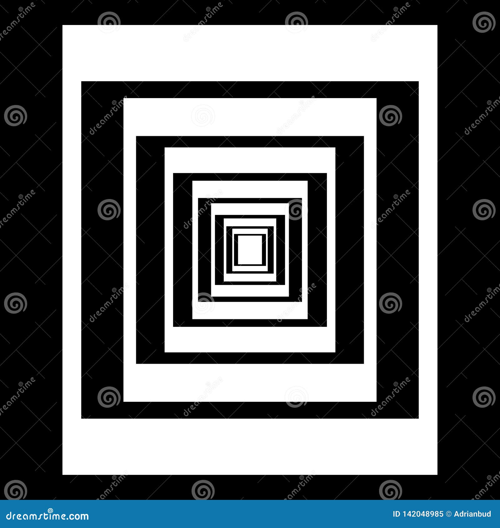 Frame in Frame Tridimensional Volume Impression on Transparent ...