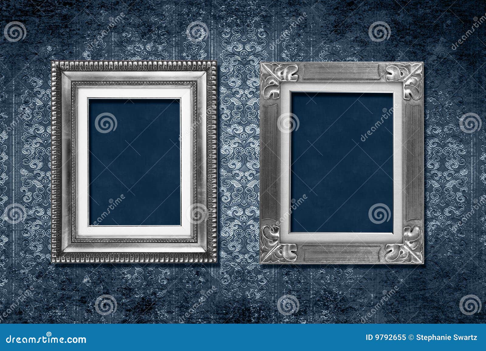 Frame Victorian Wallpaper Stock Image | CartoonDealer.com #9792655