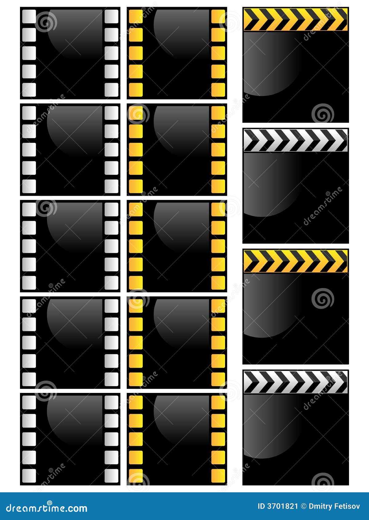 Frame video, photo stock vector. Illustration of movie - 3701821