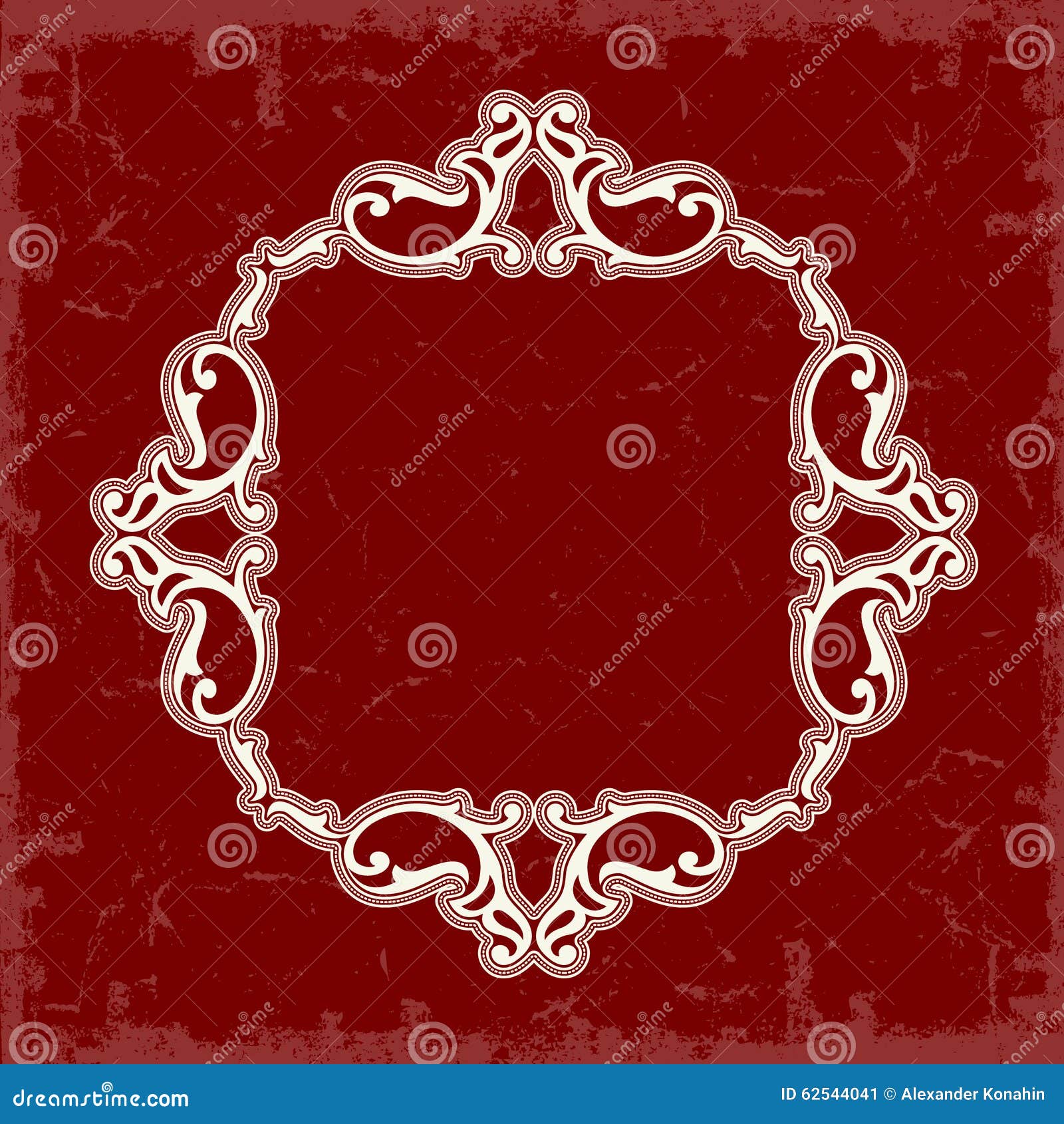 Frame in vintage style stock vector. Illustration of repetition - 62544041