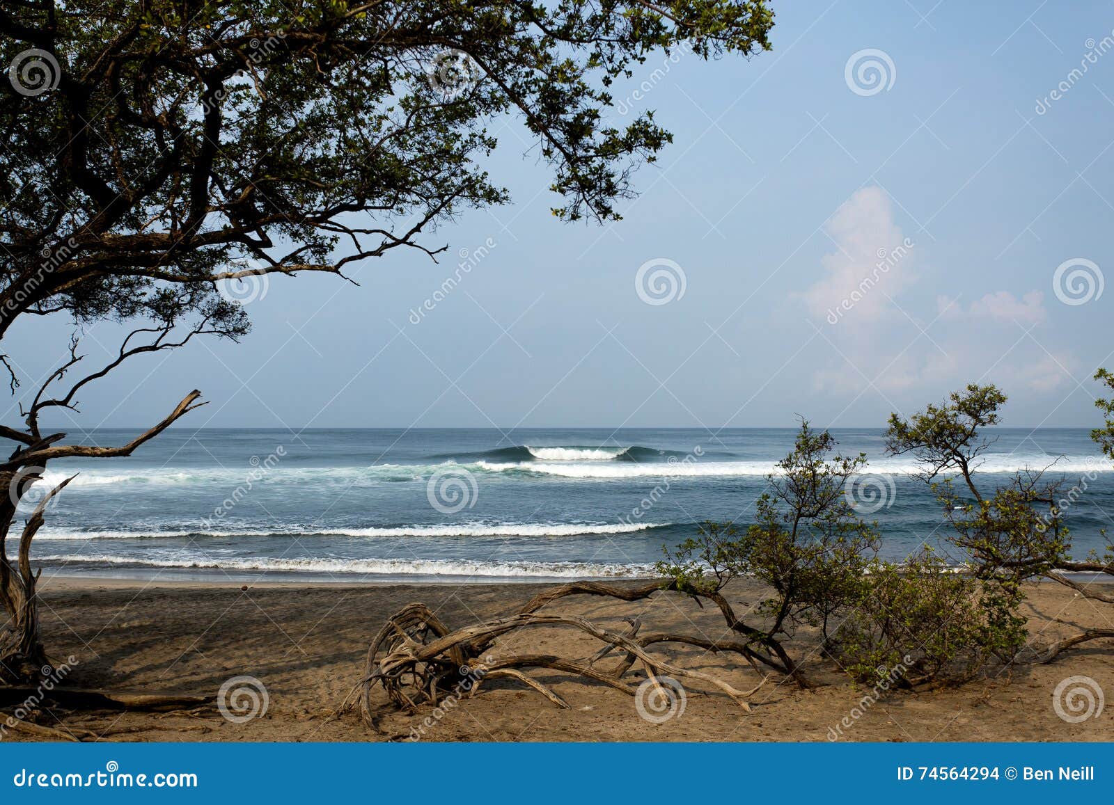 A-Frame Wave stock photo. Image of blue, horizon, ocean - 74564294