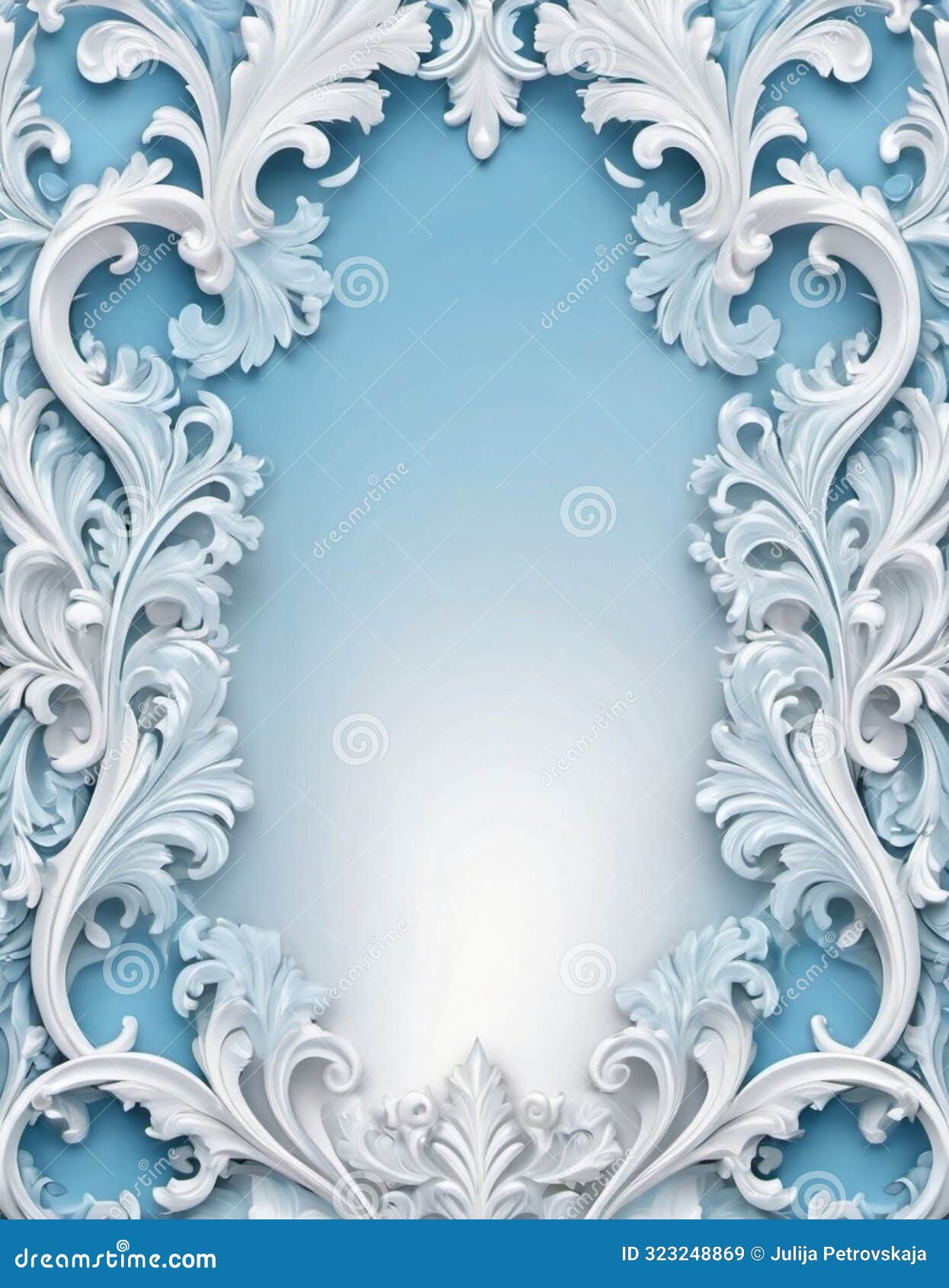Rococo And Baroque Relief On The Ceiling Stock Photography ...