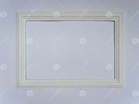 Frame on white wall stock photo. Image of decorating - 53693092