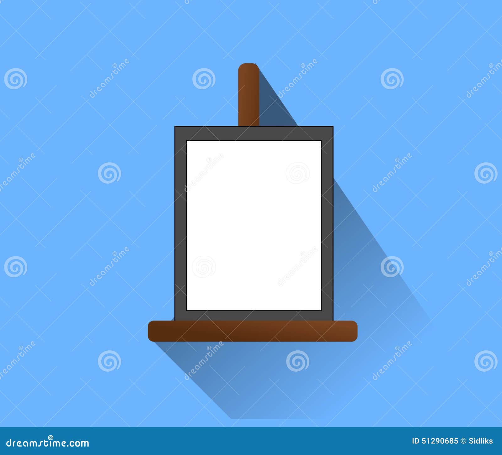 Frame on wood stock illustration. Illustration of design - 51290685