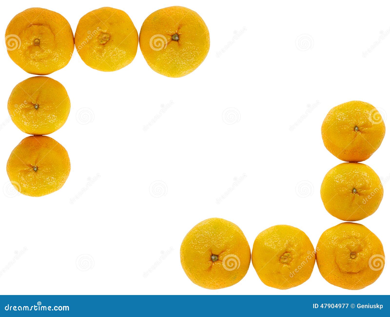 Frame of yellow mandarin stock image. Image of healthcare - 47904977